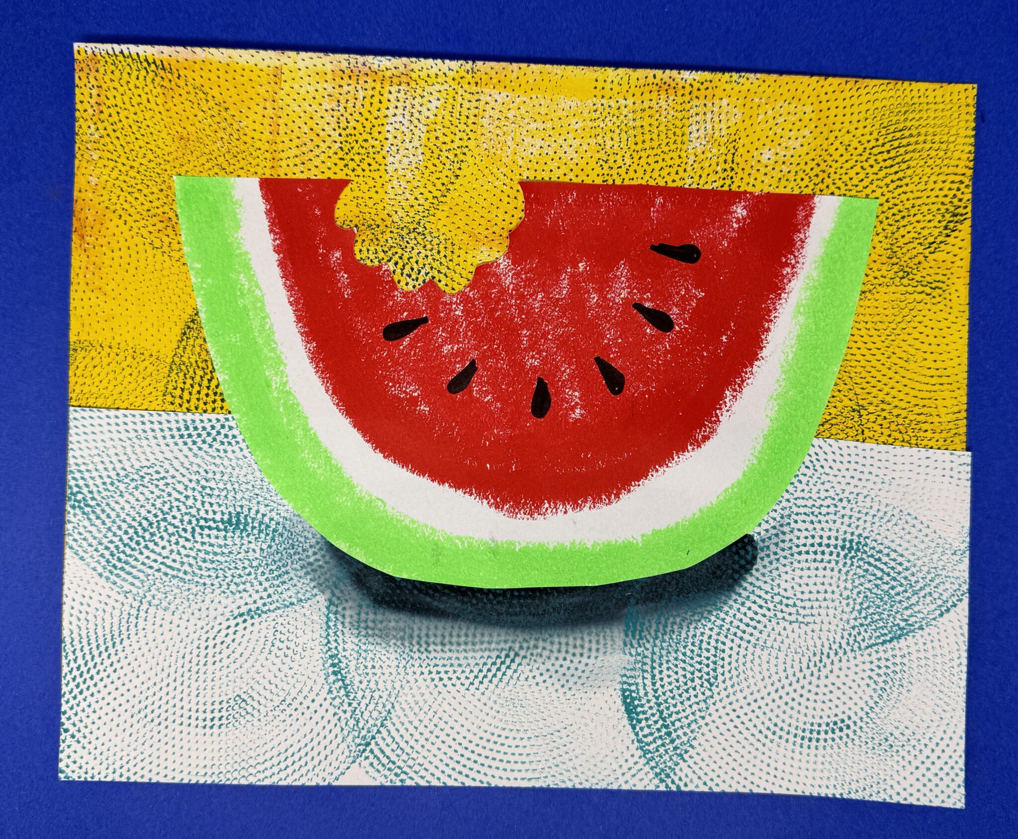 Preschool Watermelon Art Project - Art to Remember