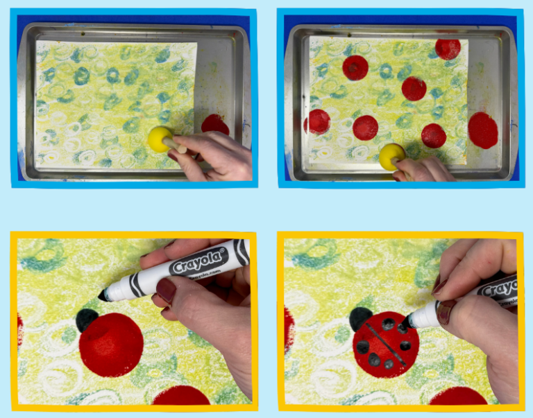 Preschool Ladybug Art Project - Art to Remember